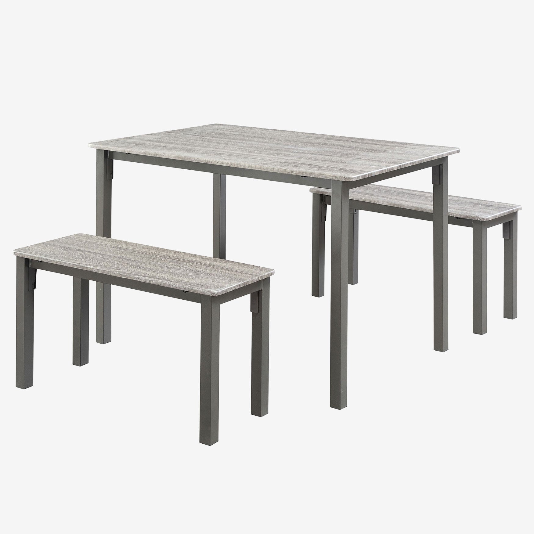 Boltzero Dining Table with 2 Benches | Eloquii