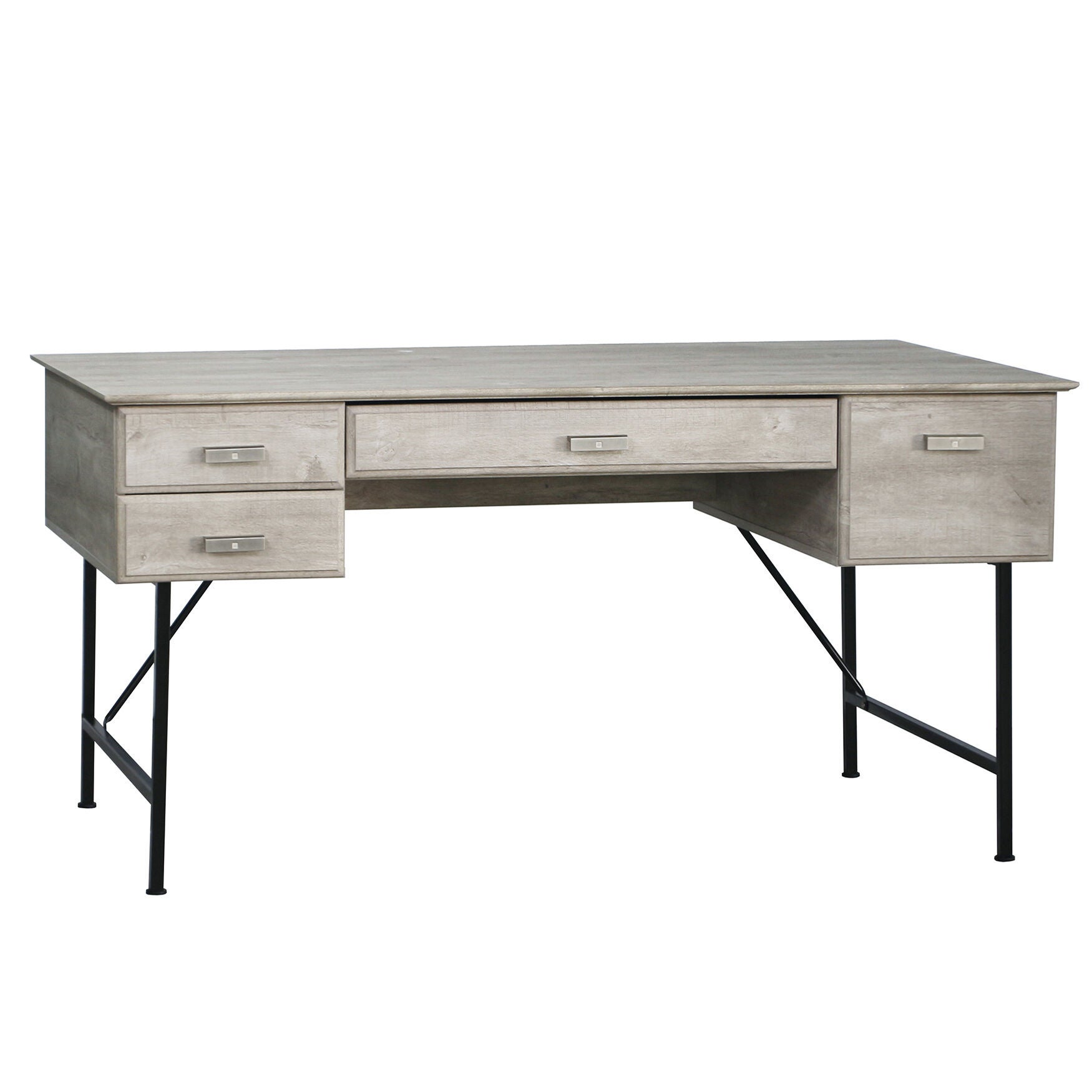 Saint Birch Elma Writing Desk, Washed Gray Writing Desk | Eloquii