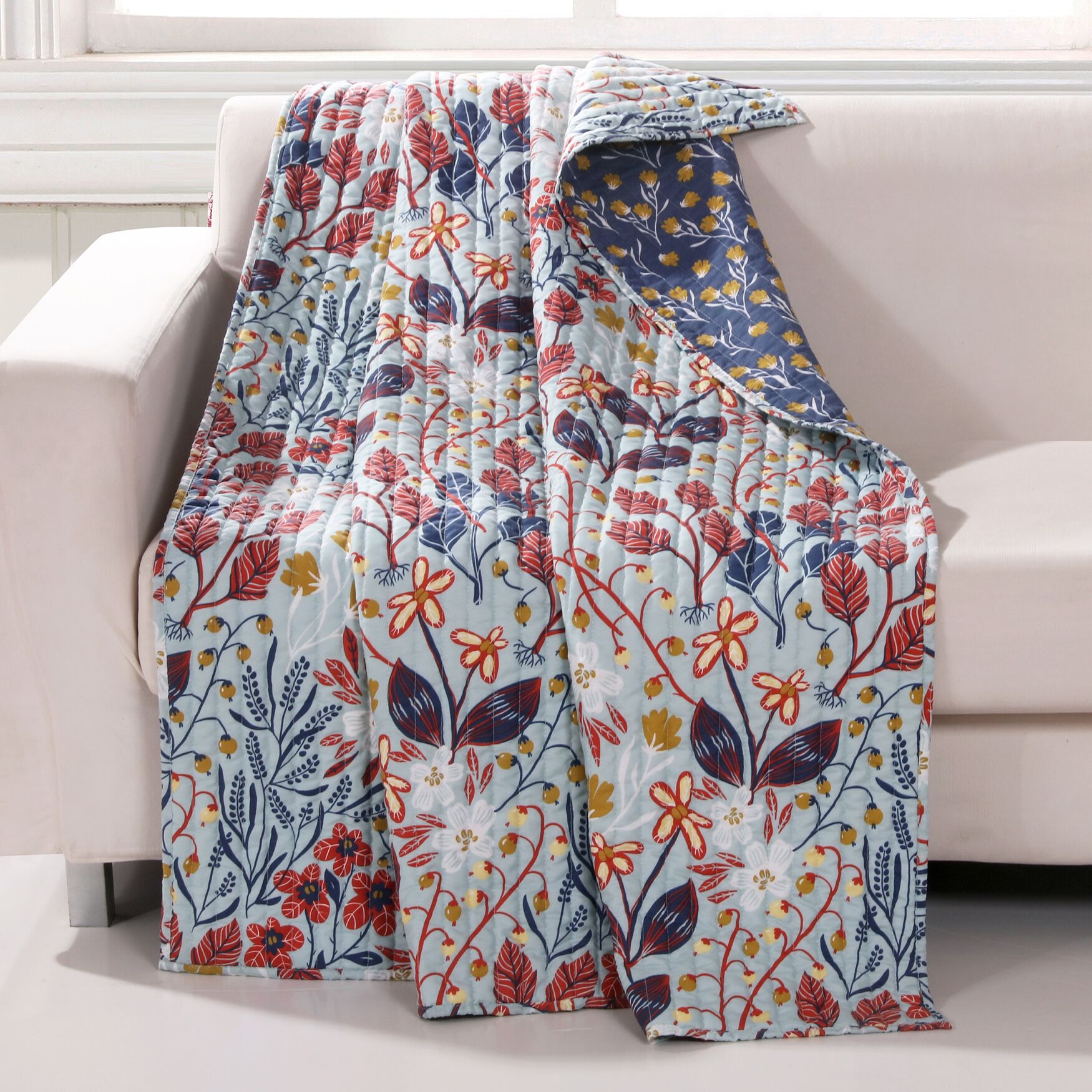 Perry Quilted Throw Blanket | ELOQUII