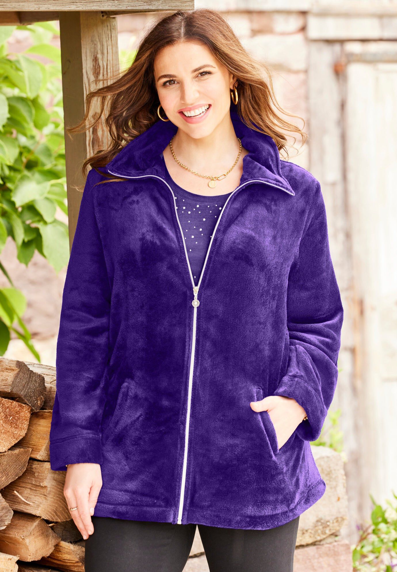 Ultimate Plush Jacket | Eloquii