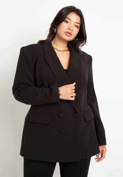 Strong Shoulder Blazer | Eloquii