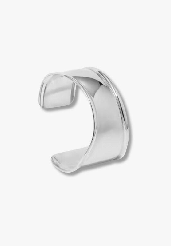 Cruz Silver Cuff Bracelet | ELOQUII