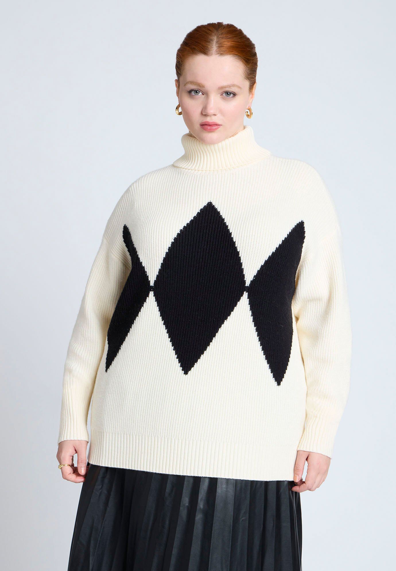 Argyle Sweater | ELOQUII