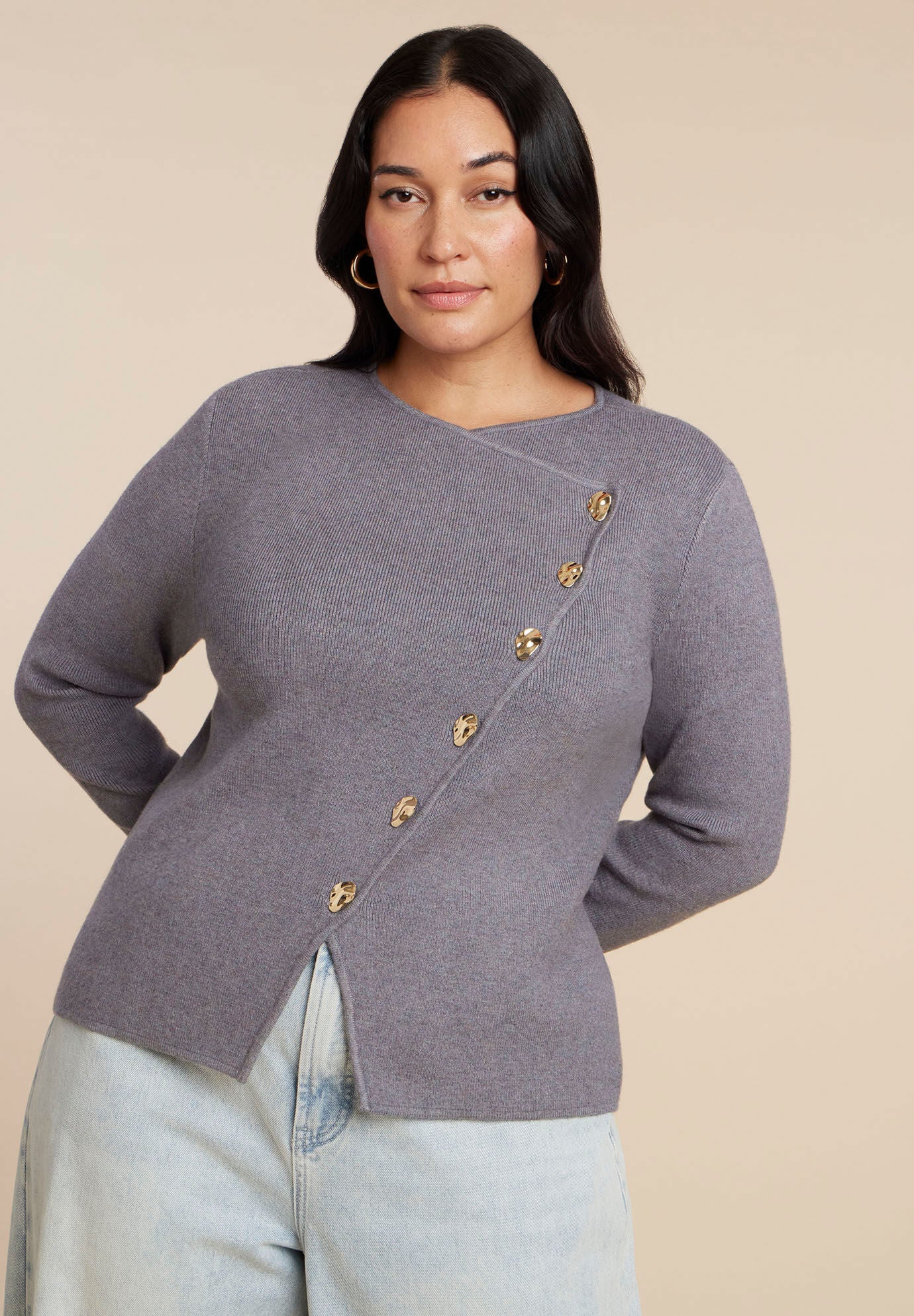 Overlap Cardigan | ELOQUII