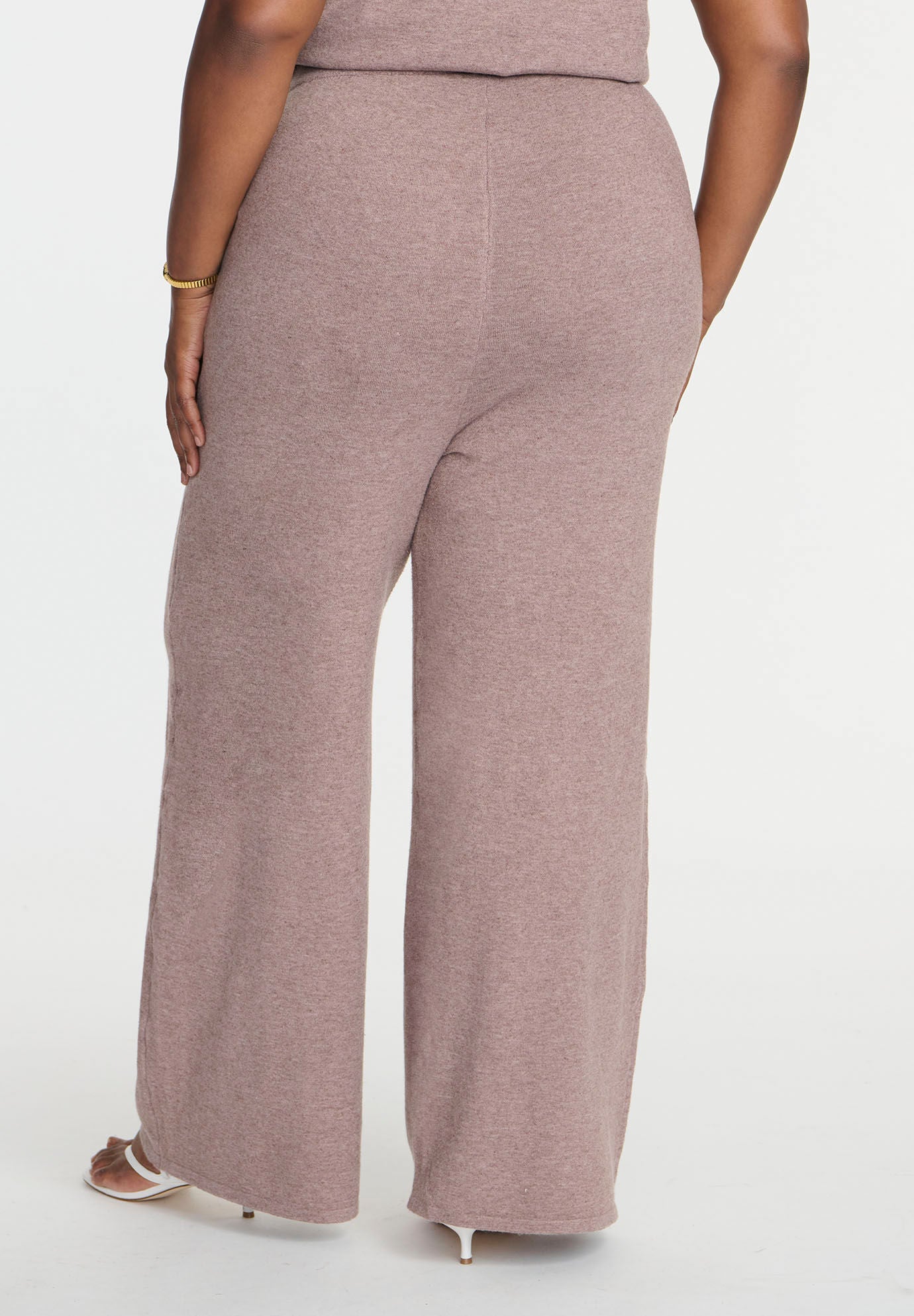 Knit Wide Leg Sweater Pant | Eloquii