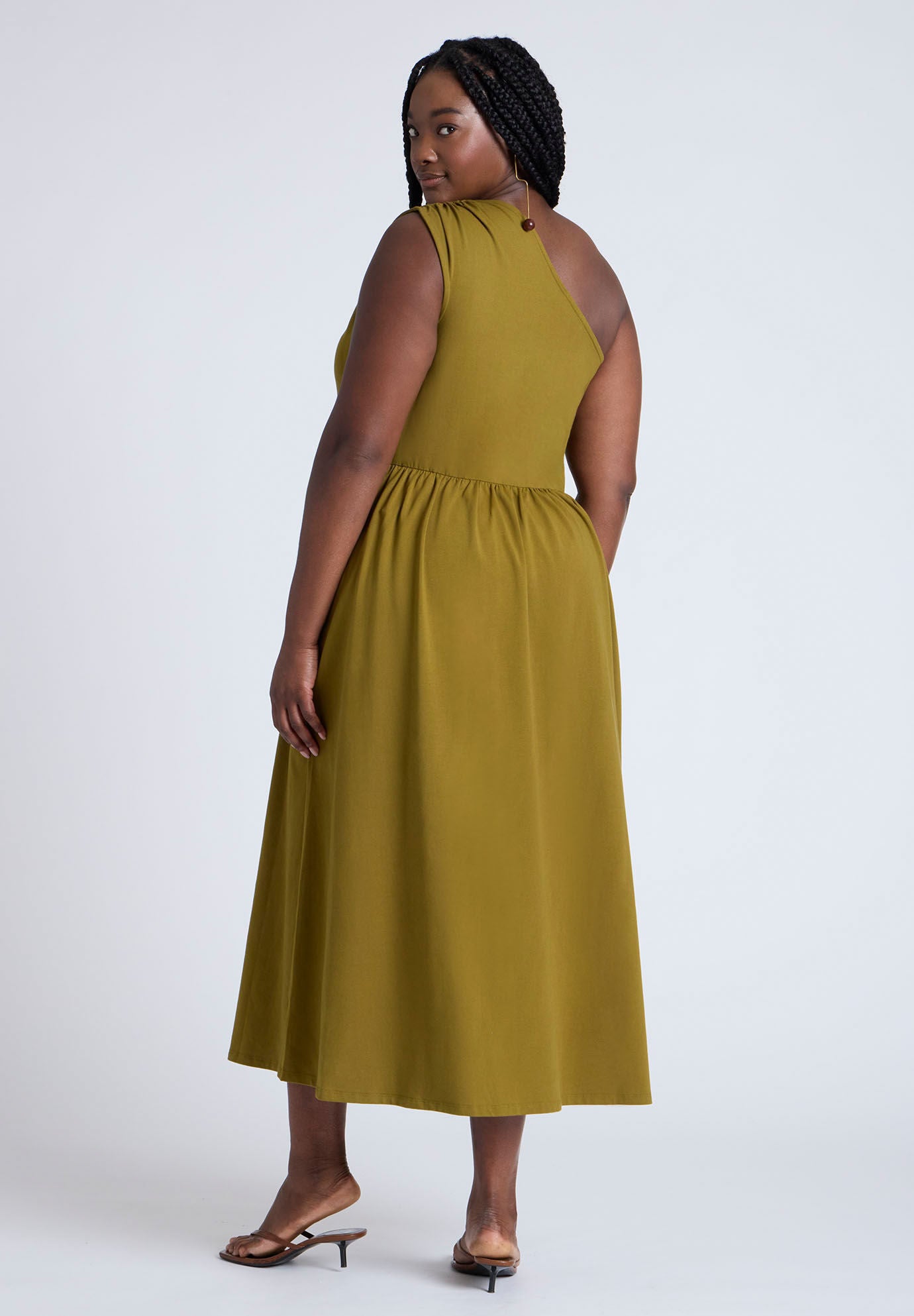 Maxi One Shoulder Dress | Eloquii