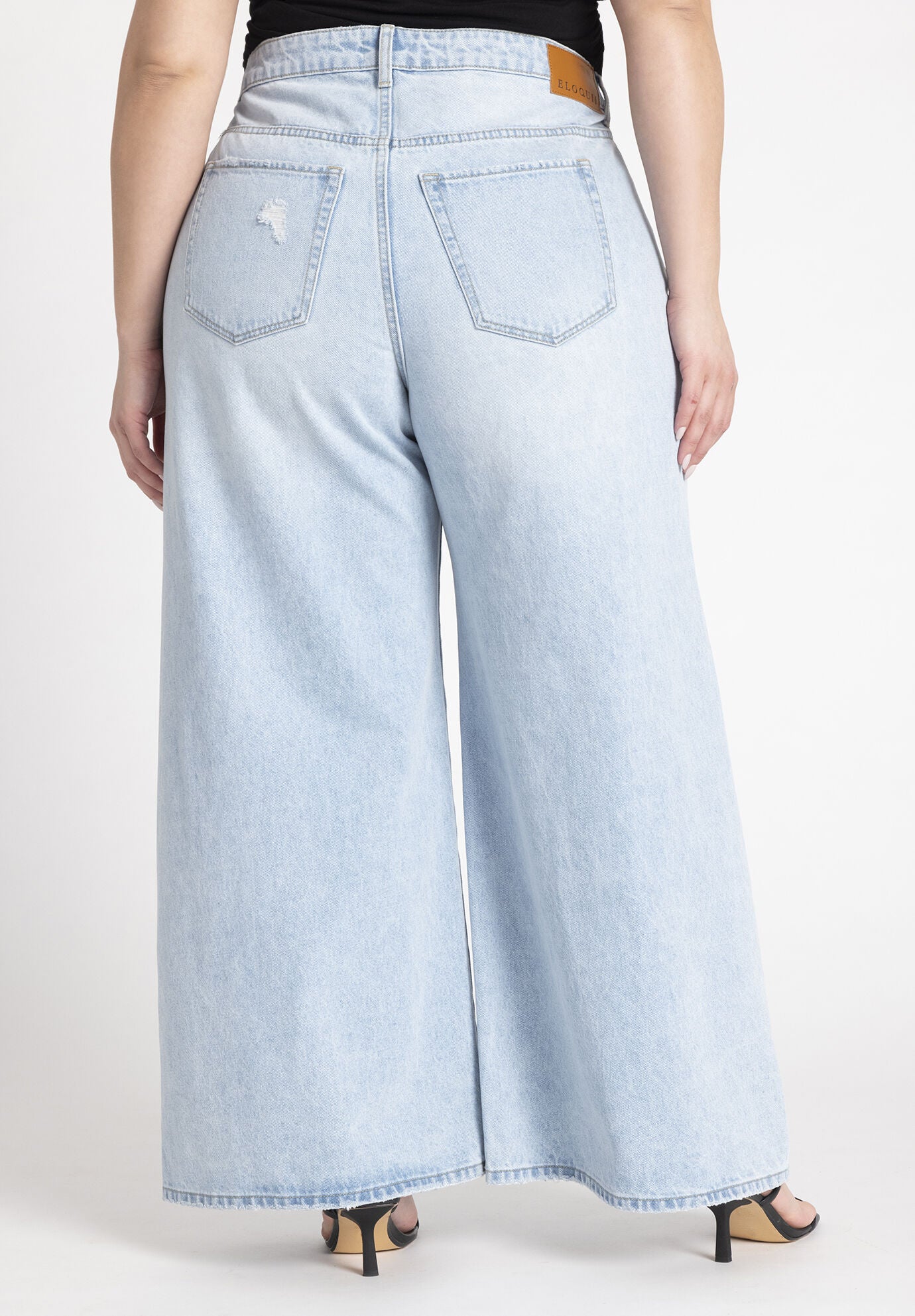 Super Wide Leg Jean | Eloquii