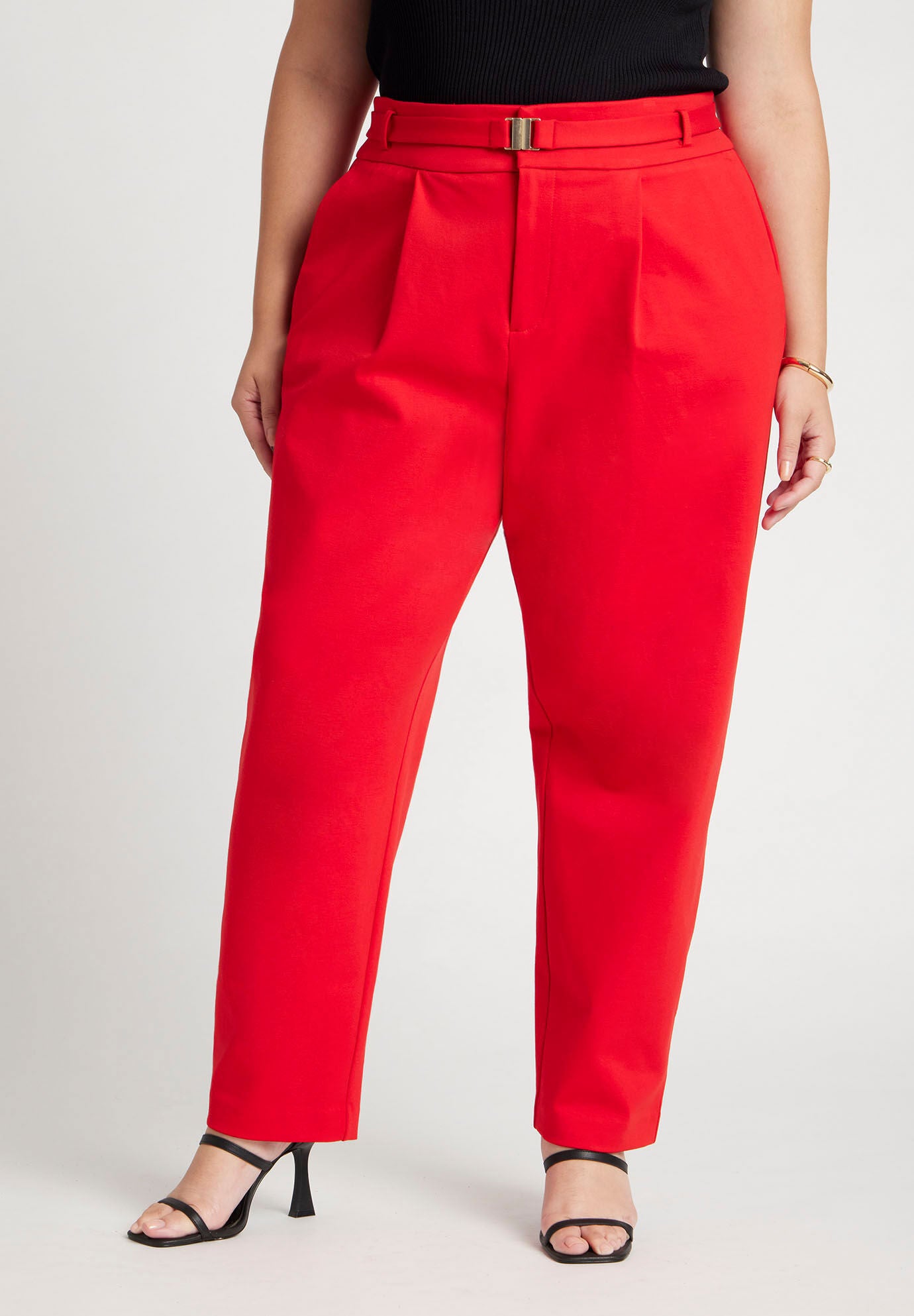 Ankle Pant With Belt | Eloquii
