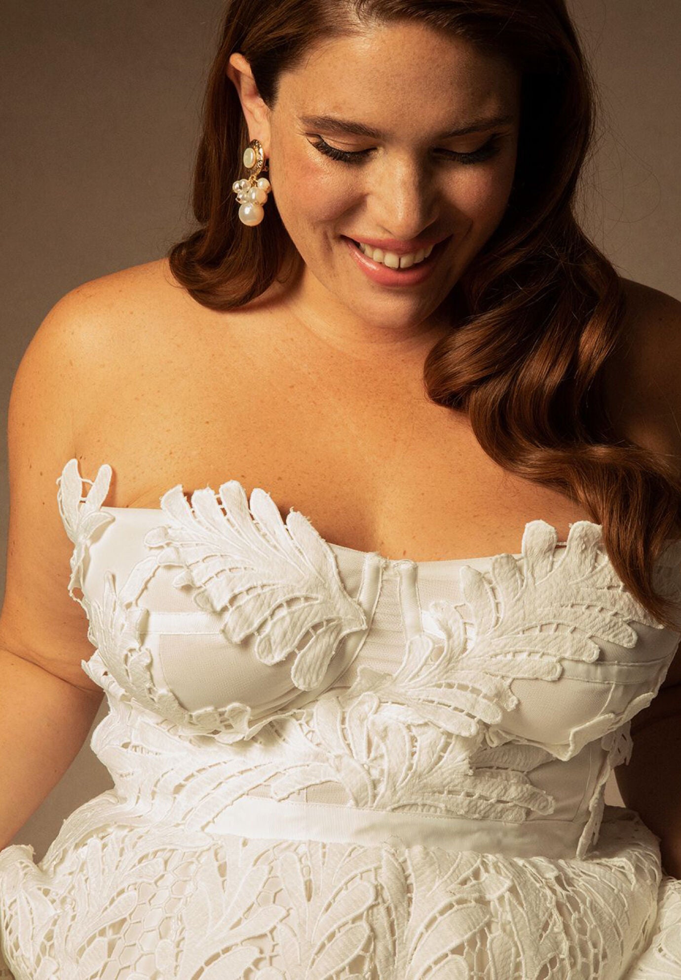 Bridal by ELOQUII Floral Hi-Lo Gown | Eloquii