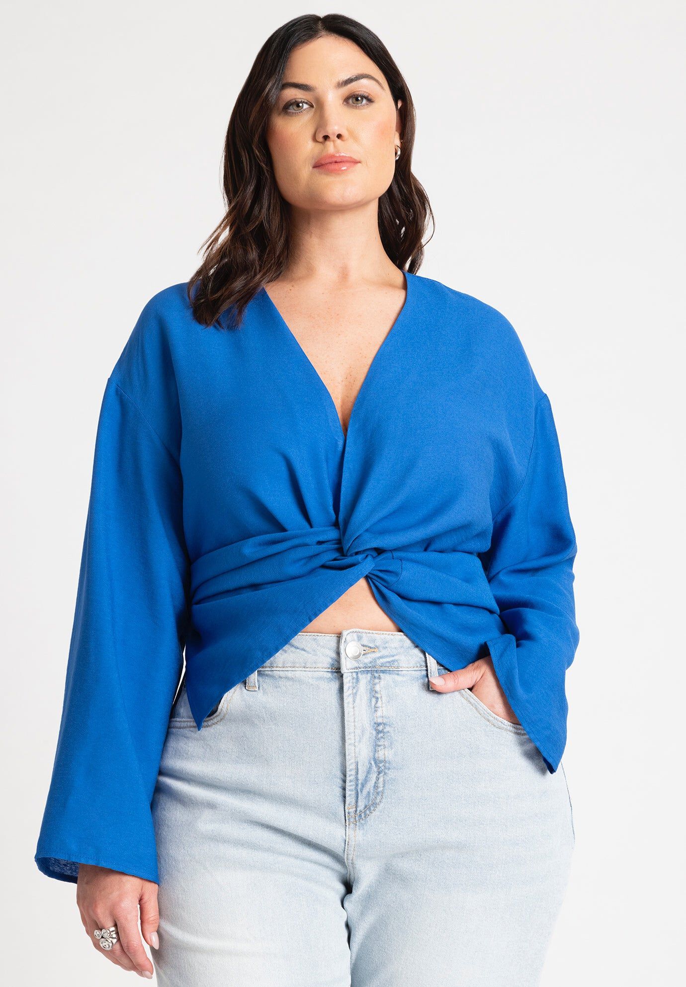 Multi-Tie Wrap Top | Eloquii