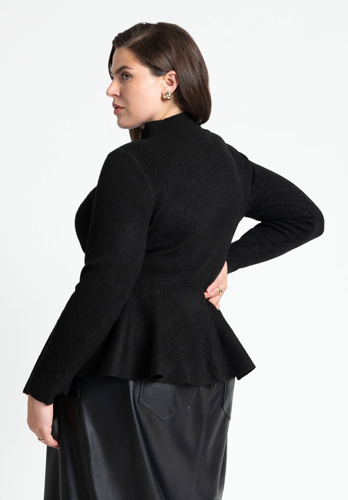 Peplum Sweater | Eloquii