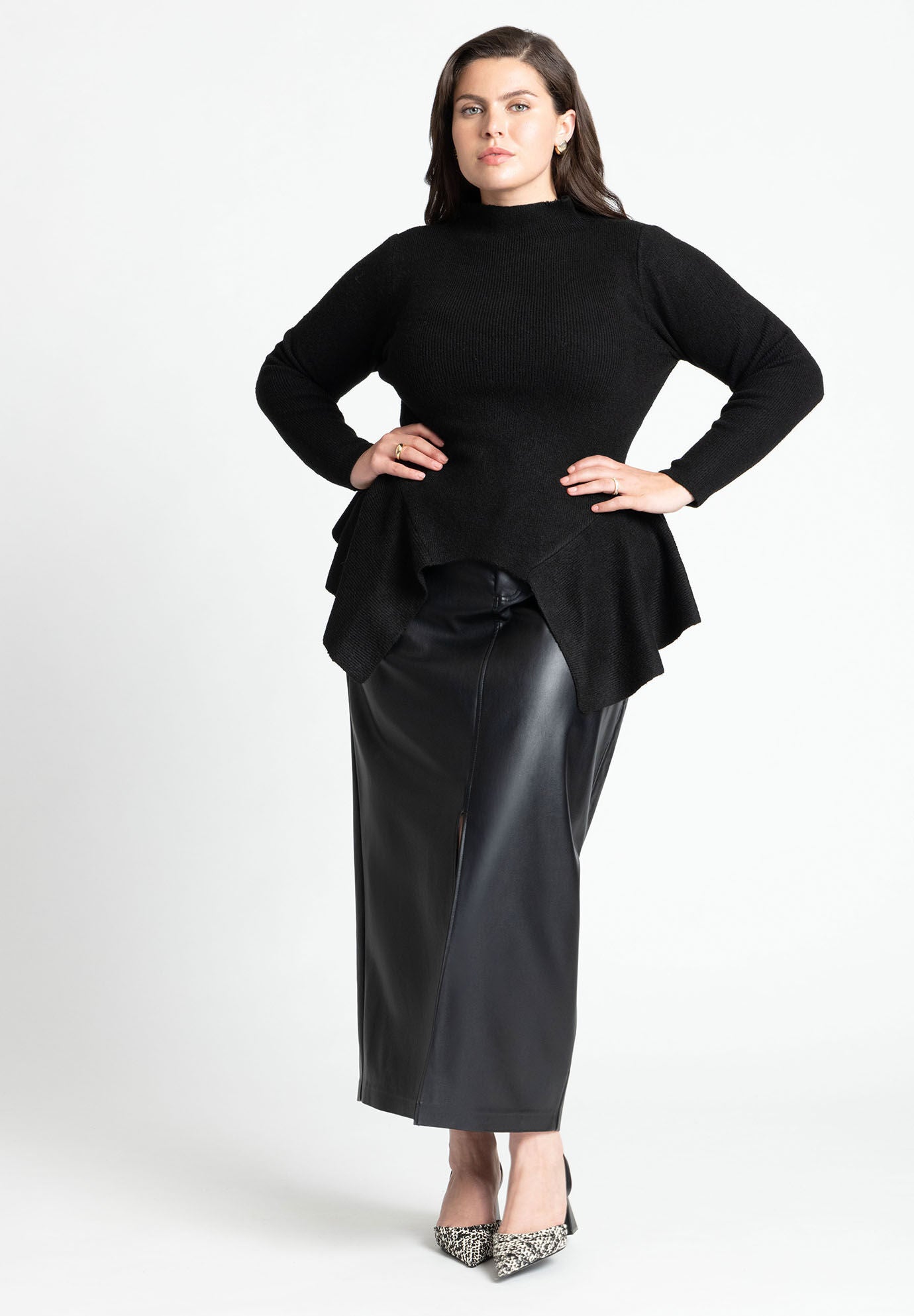 Peplum Sweater | Eloquii