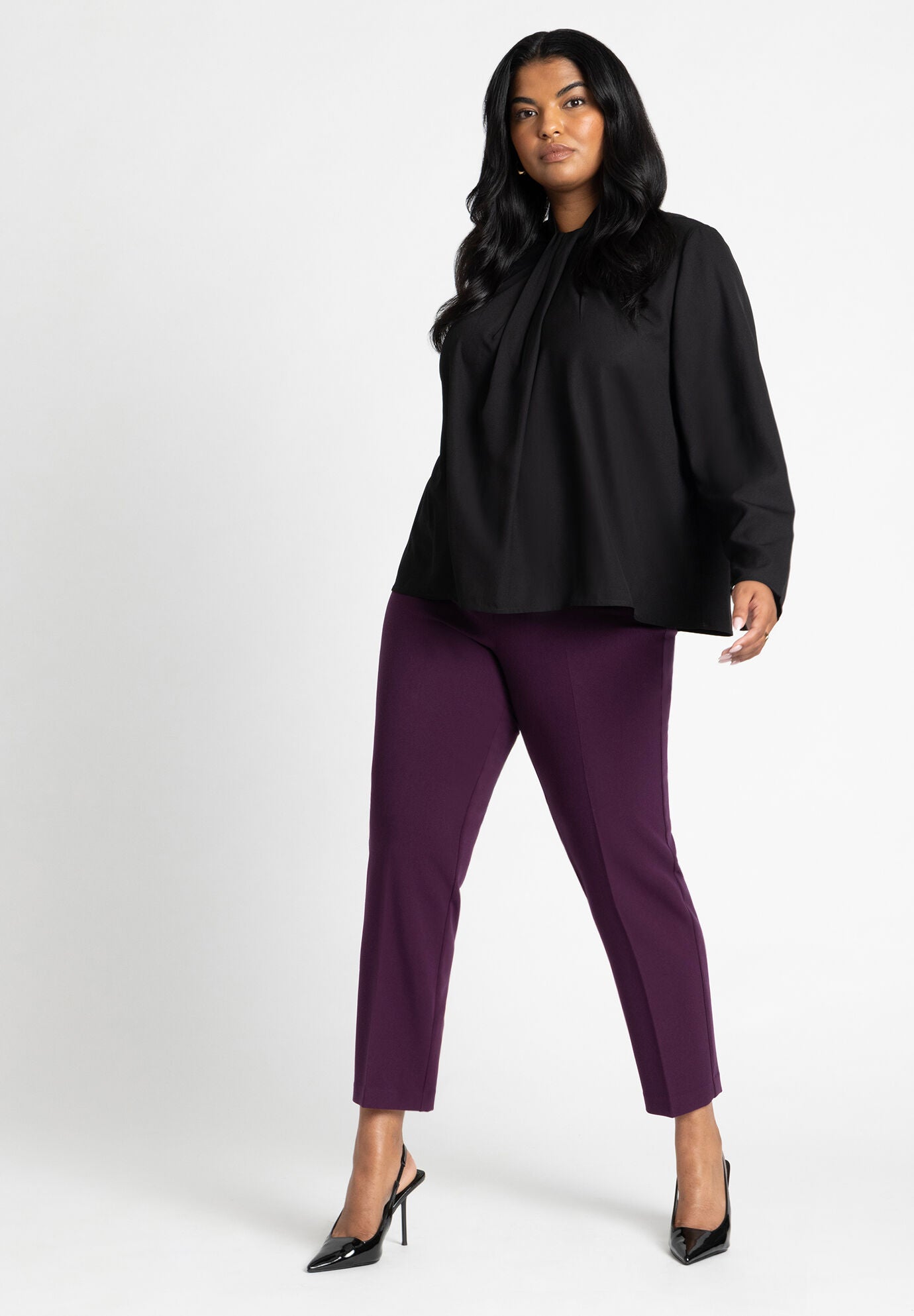 Plus Size Womens Pants at ELOQUII | Eloquii