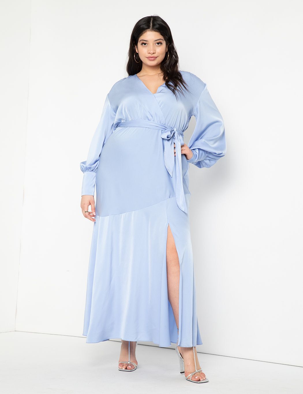 Satin Maxi Dress | Eloquii