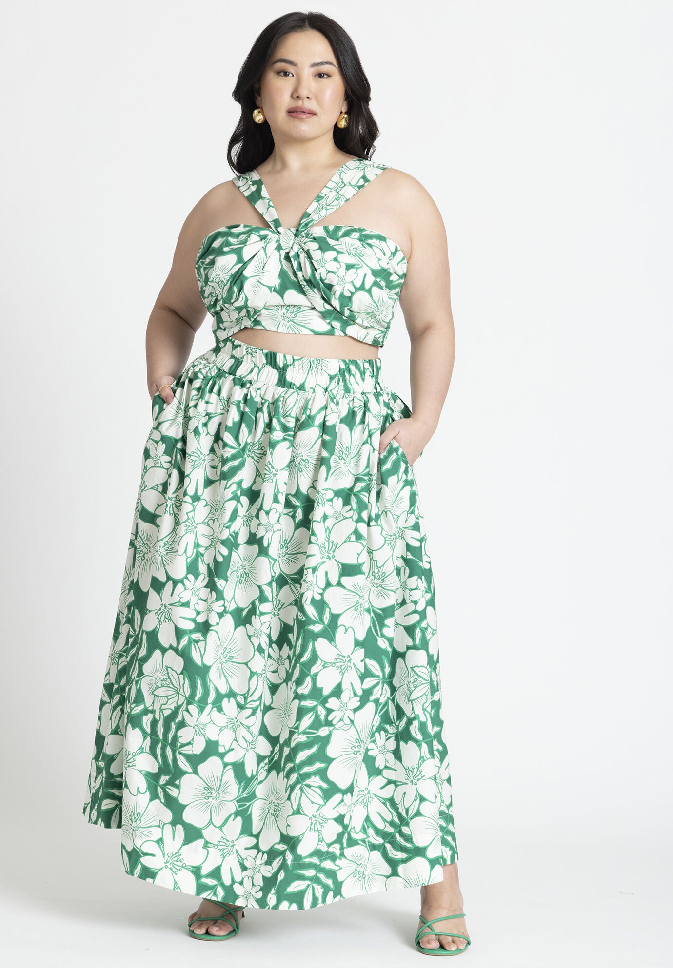 Split Strap Crop Top | Eloquii