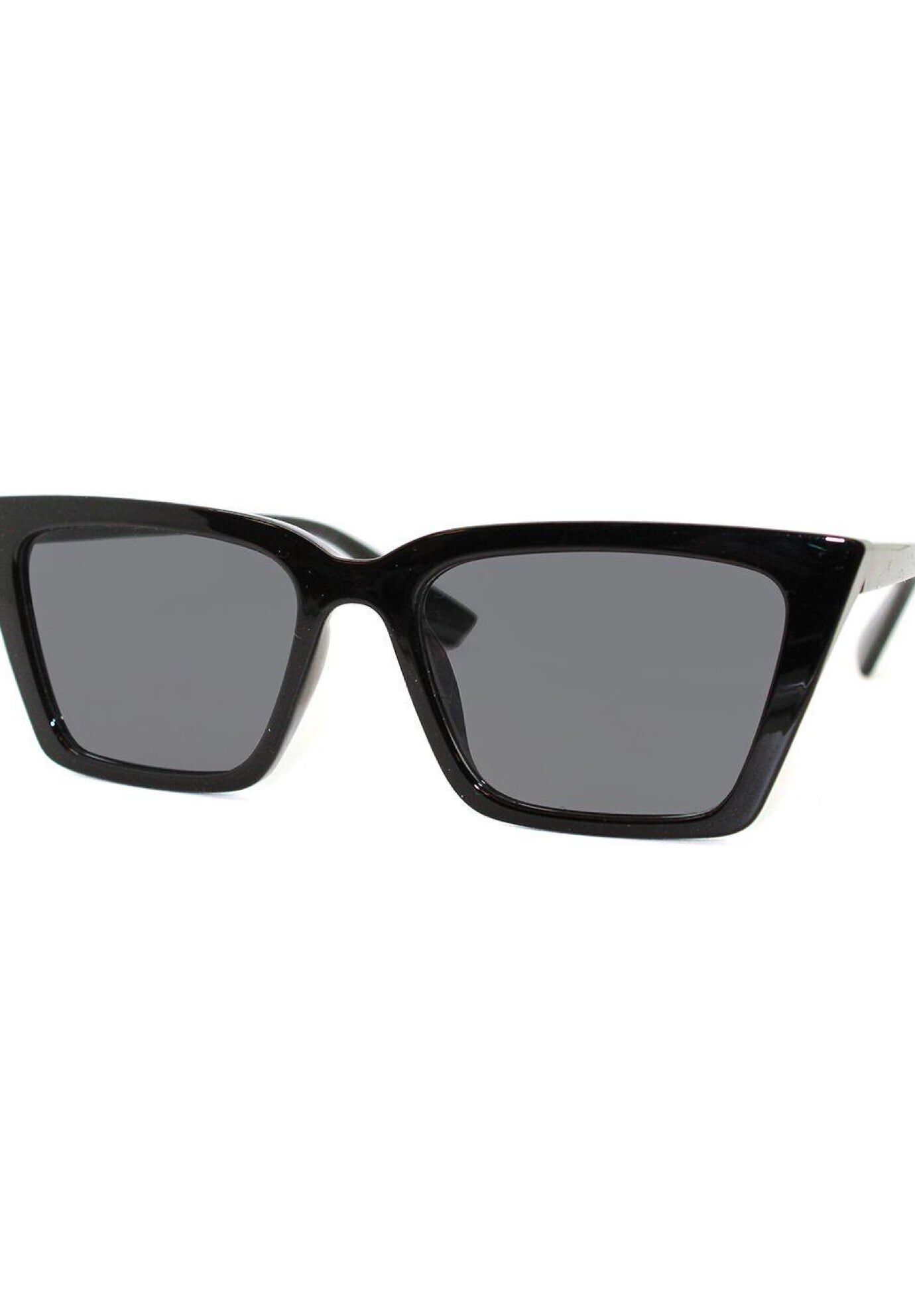 Angular Cat Eye Sunglasses - 100% UV Protection, 4476419 | ELOQUII