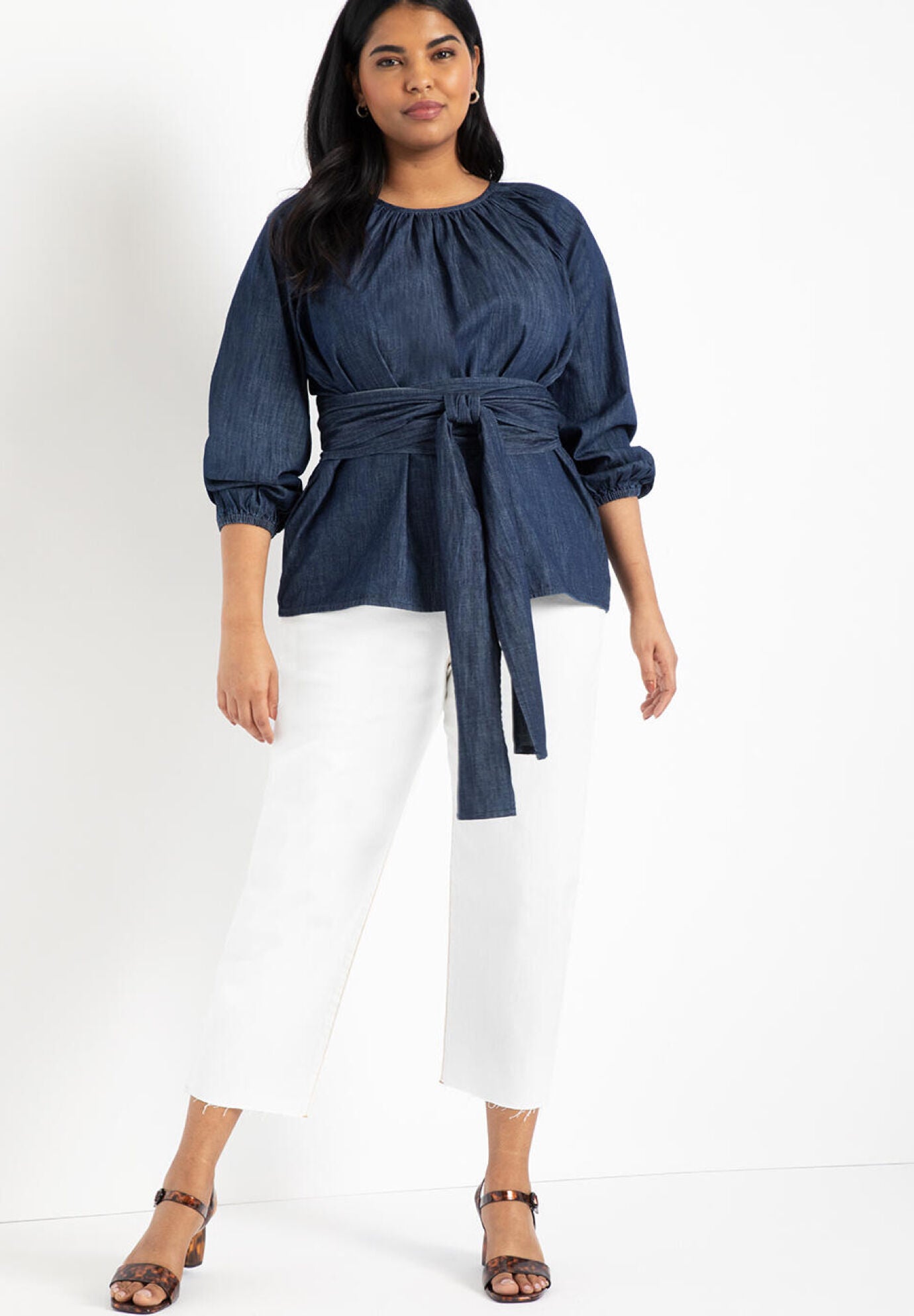 Dramatic Faux Wrap Top | Eloquii