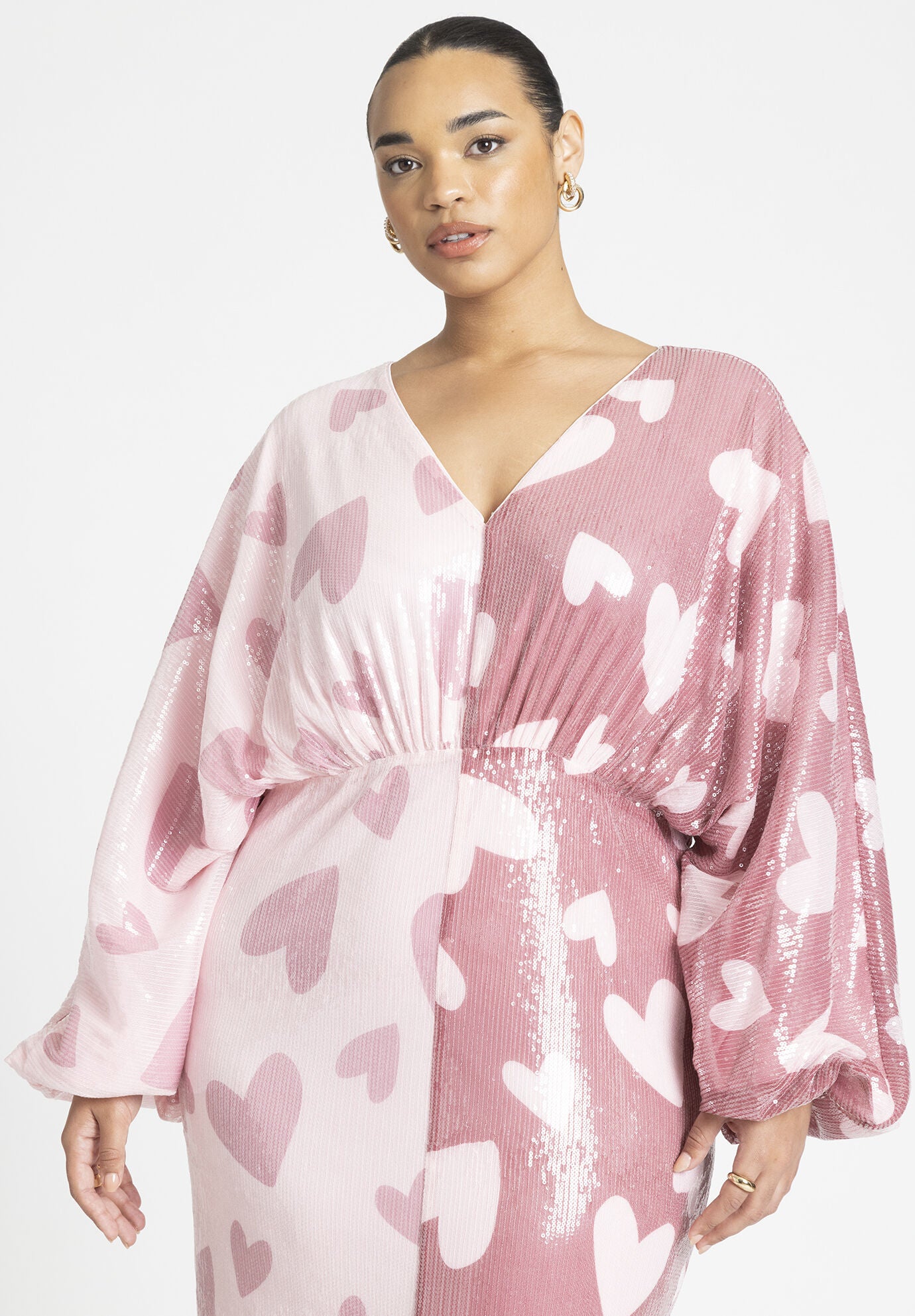 Split Pattern Dress | Eloquii