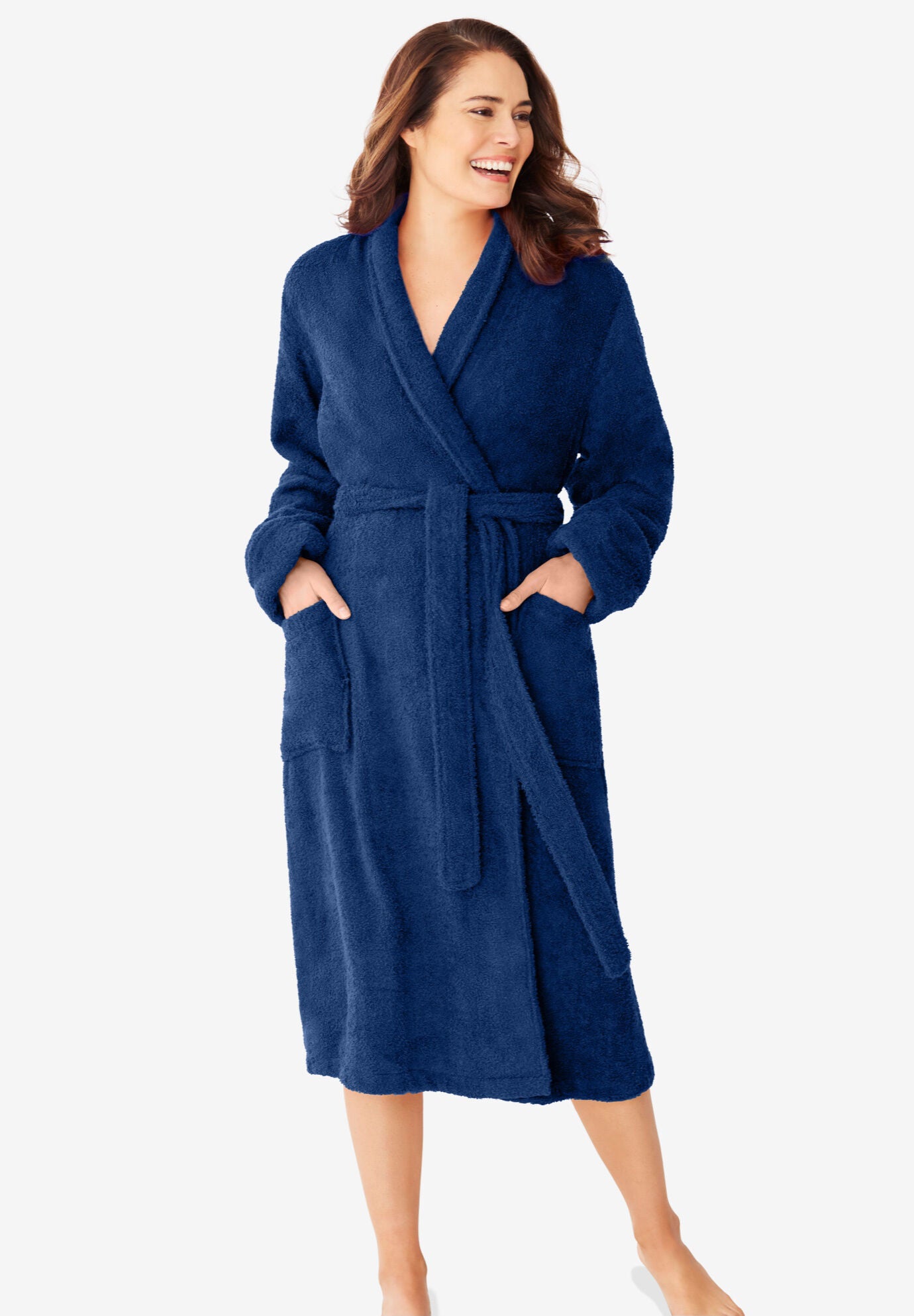 Short Terry Robe | Eloquii
