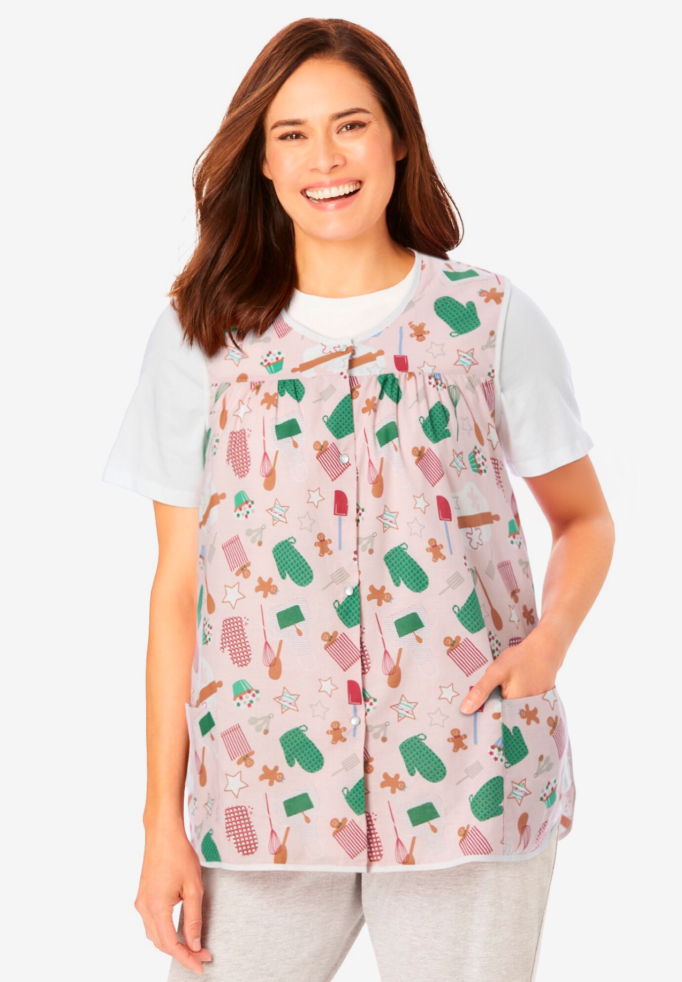 Snap-Front Apron | Eloquii