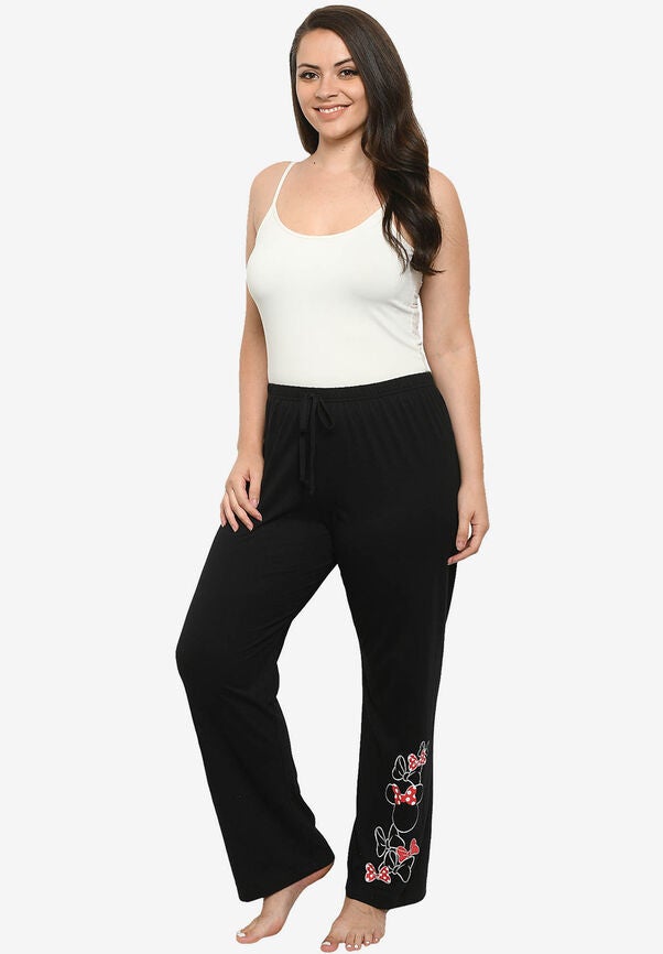 Minnie Mouse Bows Icons Lounge Pants | Eloquii