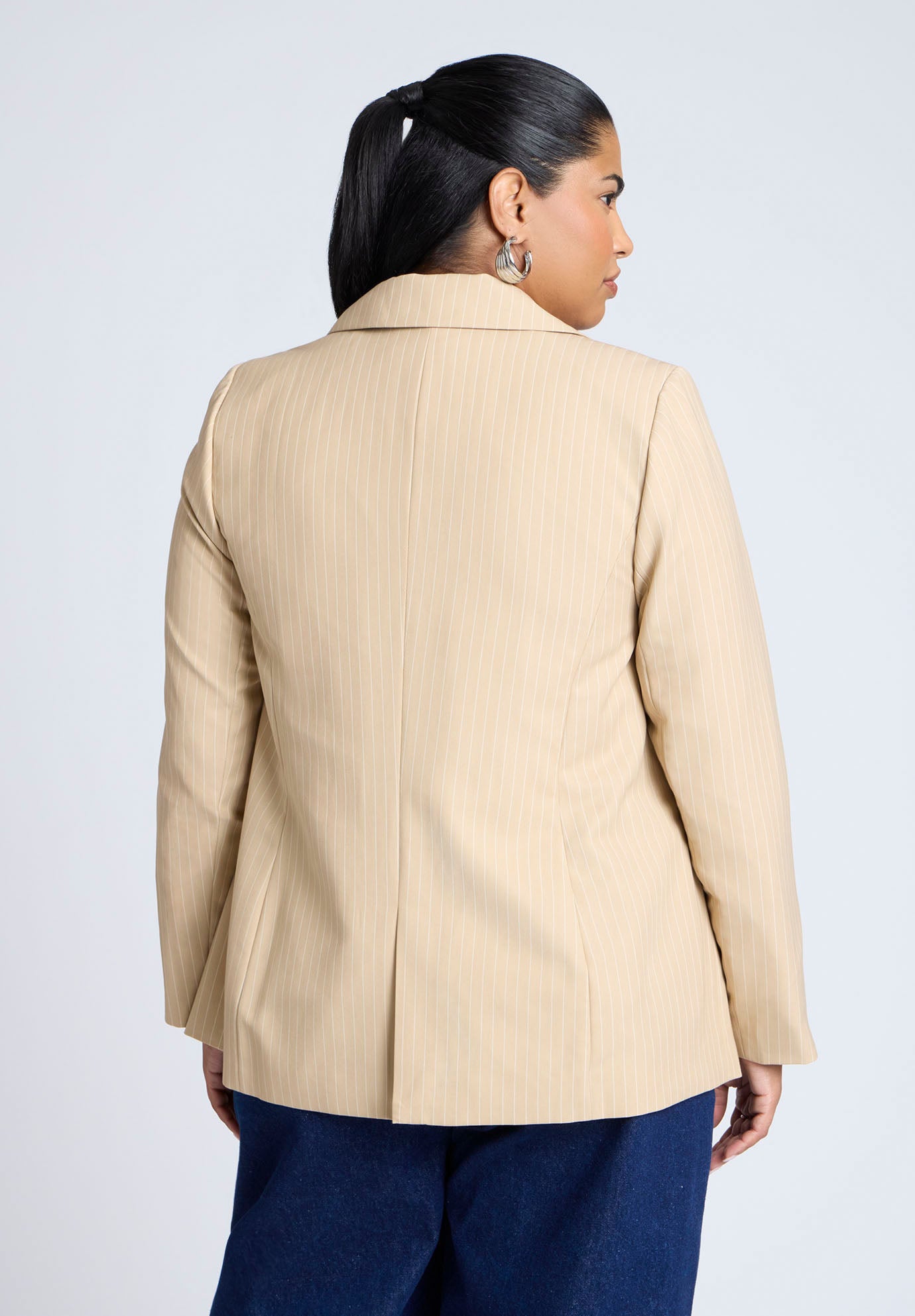 Pinstripe Blazer | ELOQUII