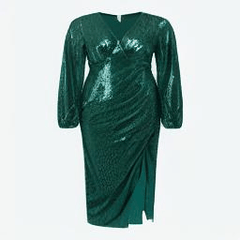 Dolman Sleeve Sequin Dress | Eloquii Dolman Sleeve Sequin Dress | Eloquii