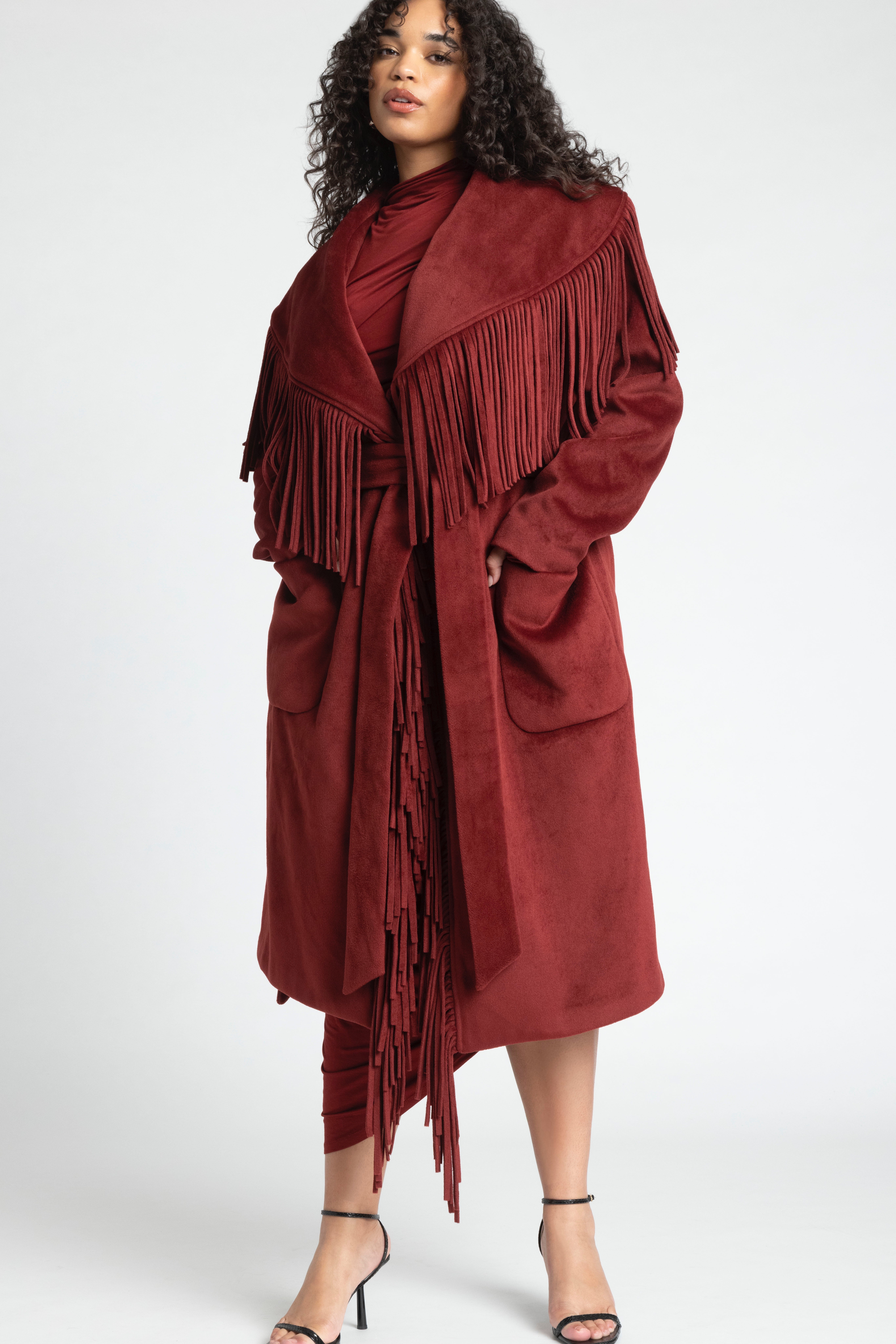 fringe coat